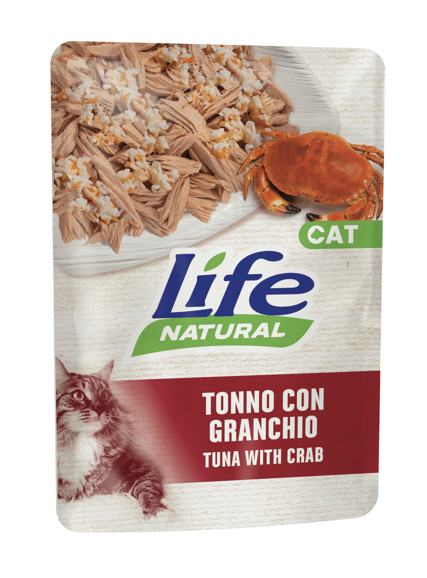 Envelope 70gr tuna with crab - Life Natural
