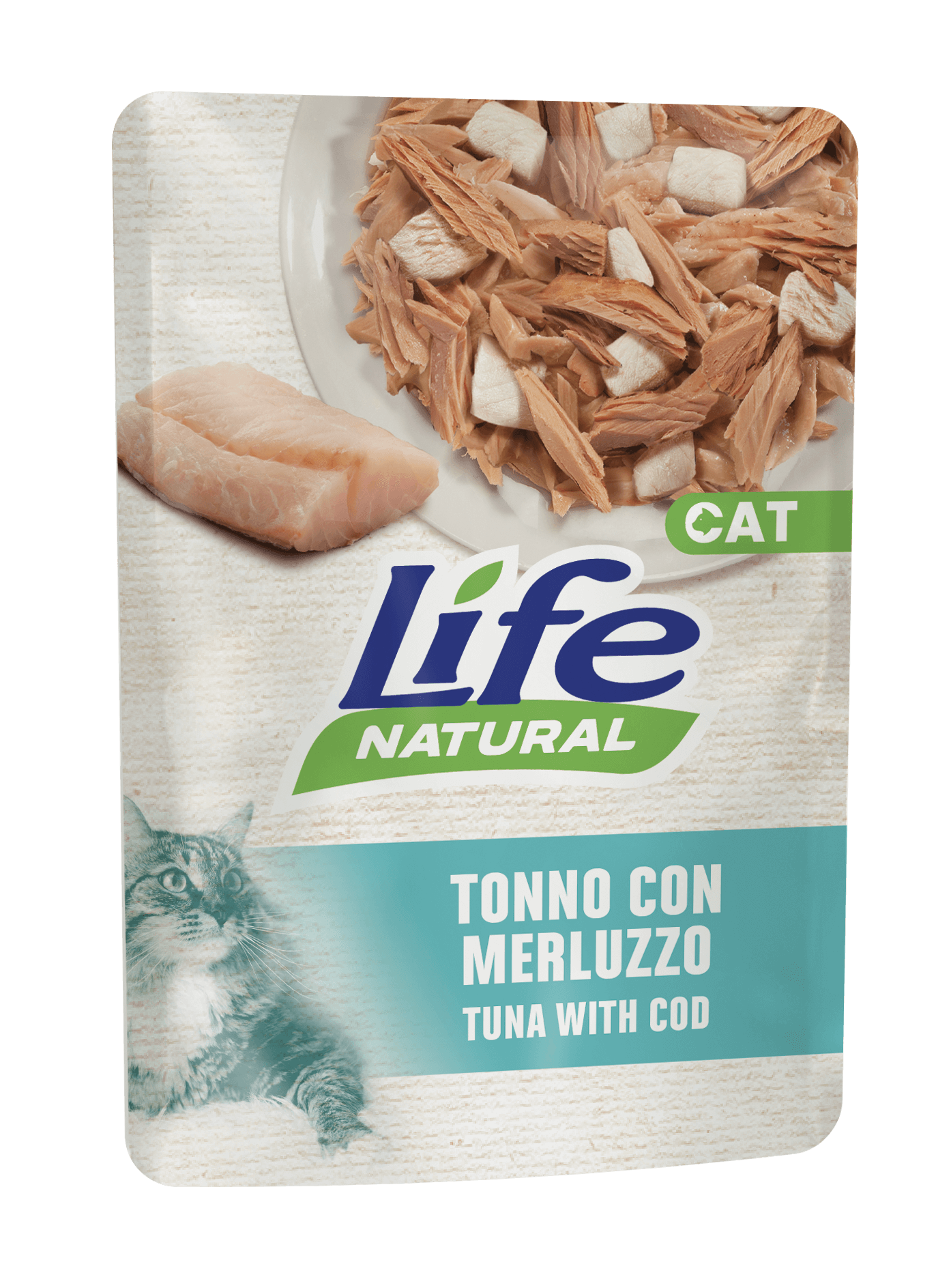 Envelope 70gr tuna with cod - Life Natural